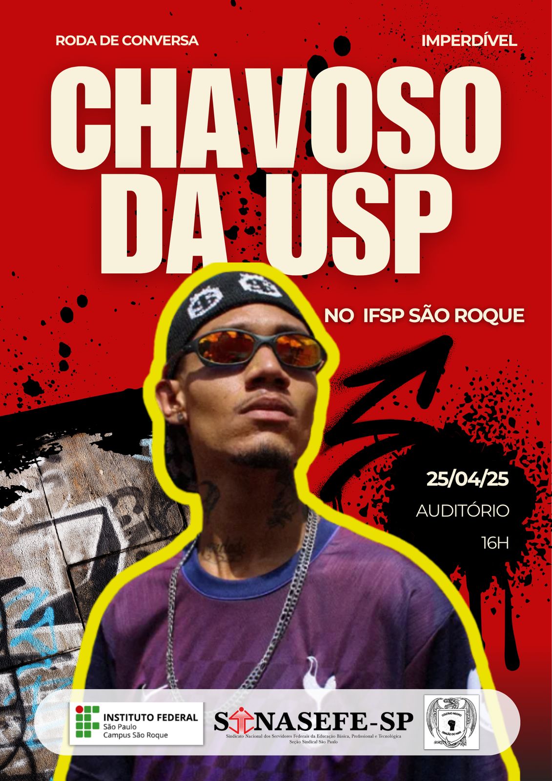 Evento: Roda de Conversa com ThiagoTorres, o Chavoso da USP - SUAP ...